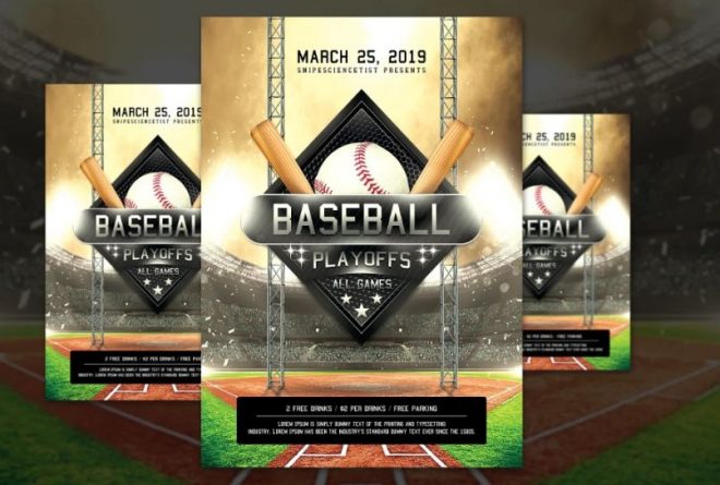 21+ Best Baseball Night Flyer Template Download - Graphic Cloud