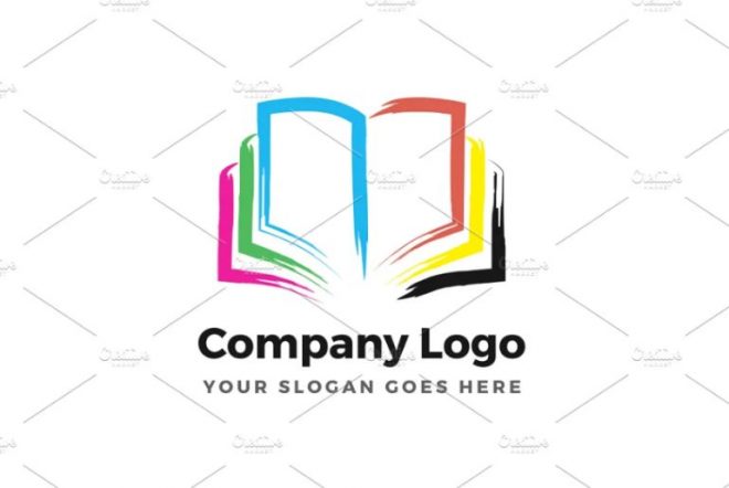 21+ Creative Book Logo Design Templates Download - Graphic Cloud