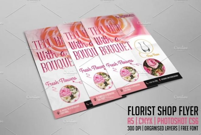 17+ Best Flower Shop Flyer Templates Download - Graphic Cloud