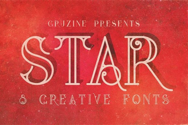 20+ Best Star Fonts TTF and OTF Download - Graphic Cloud