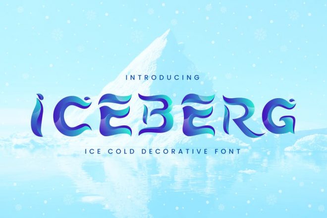 9+ Best Frozen Fonts for Christmas Templates - Graphic Cloud