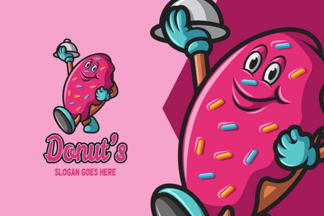 15+ Best Donut Logo Design Templates for Branding - Graphic Cloud