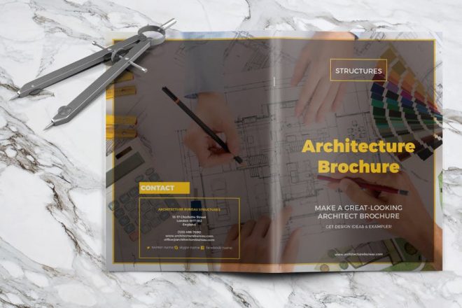 15+ Best Architecture Brochure Template Download - Graphic Cloud