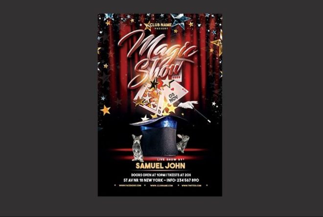 21+ Best Magic Show Flyer Template Downloads - Graphic Cloud