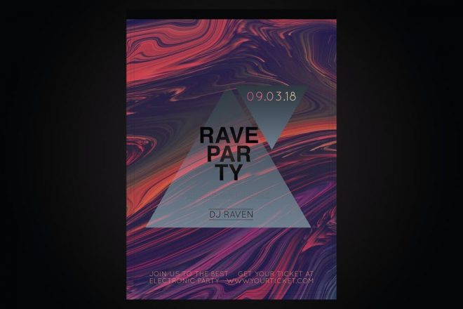 18+ Best Rave Flyer Template PSD Download - Graphic Cloud