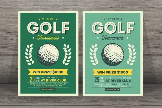 21+ Best Golf Flyer Templates Ai and PSD Download - Graphic Cloud