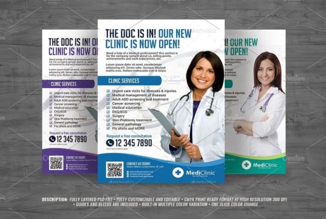 20+ Best Medical Flyer Templates Ai and PSD Download - Graphic Cloud