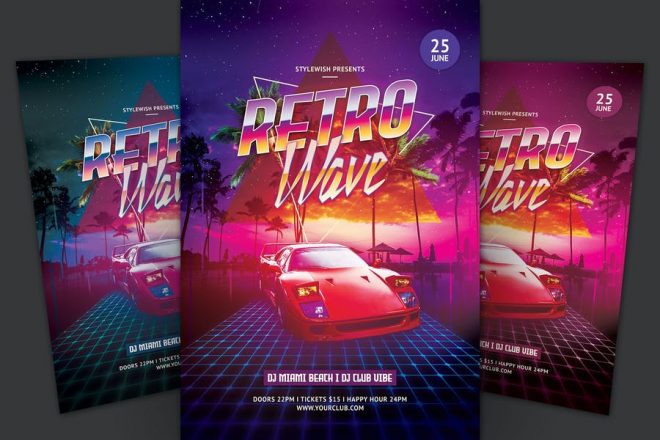 15+ Best Miami Night Flyer Template Download - Graphic Cloud
