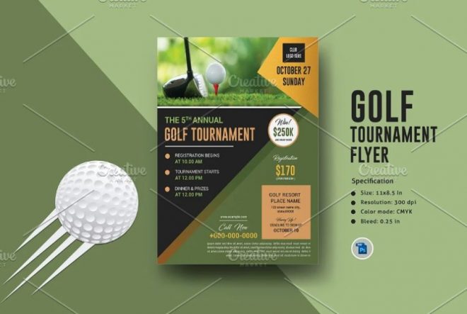 21+ Best Golf Flyer Templates Ai and PSD Download - Graphic Cloud