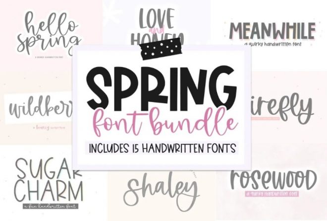 20+ Best Spring Fonts TTF and OTF Download - Graphic Cloud