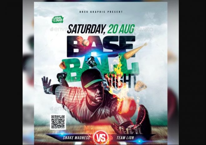 21+ Best Baseball Night Flyer Template Download - Graphic Cloud