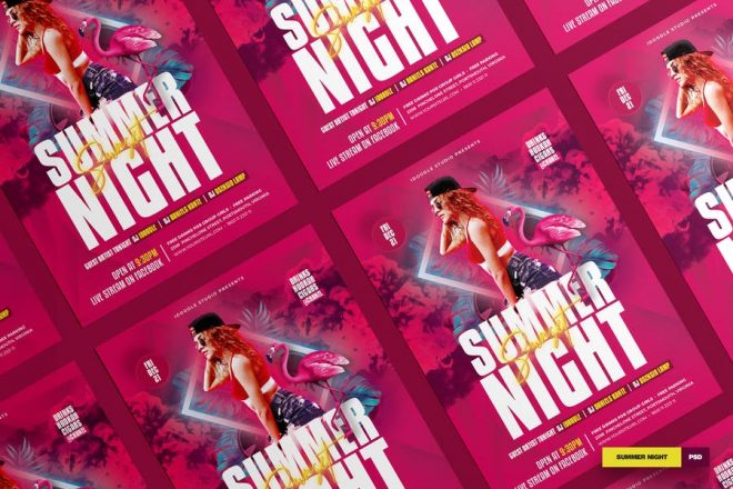 15+ Best Miami Night Flyer Template Download - Graphic Cloud