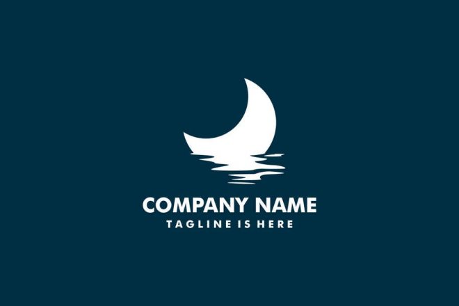 21+ Best Moon Logo Design Templates Download - Graphic Cloud