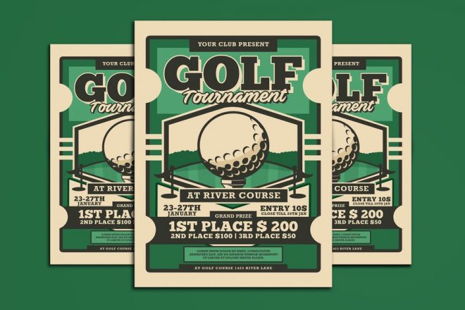 21+ Best Golf Flyer Templates Ai and PSD Download - Graphic Cloud
