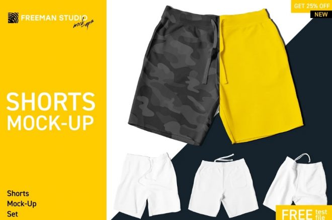 15+ Best Shorts Mockup PSD Downloads - Graphic Cloud