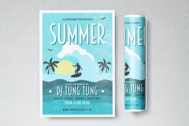 15+ Best Miami Night Flyer Template Download - Graphic Cloud