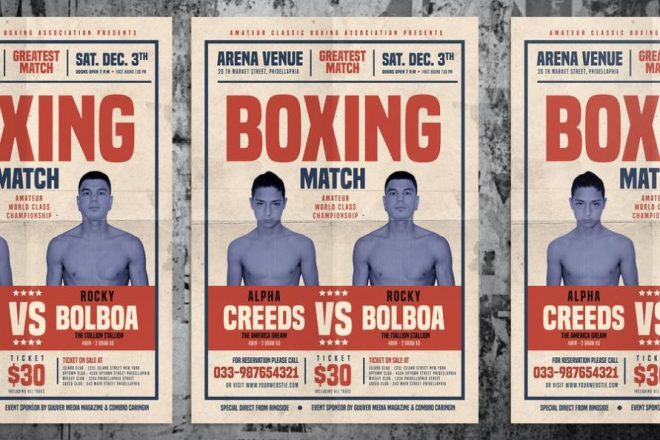 21+ Boxing Flyer Template PSD and Ai Download - Graphic Cloud