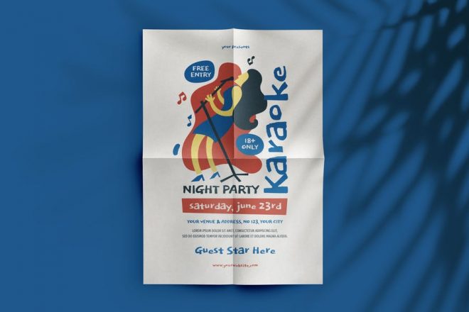 21+ Free Karaoke Flyer Template PSD Downloads - Graphic Cloud