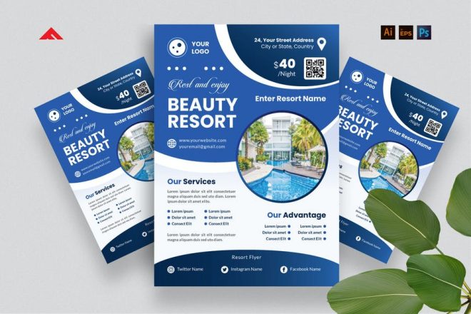 15+ Free Resort Brochure Template Download