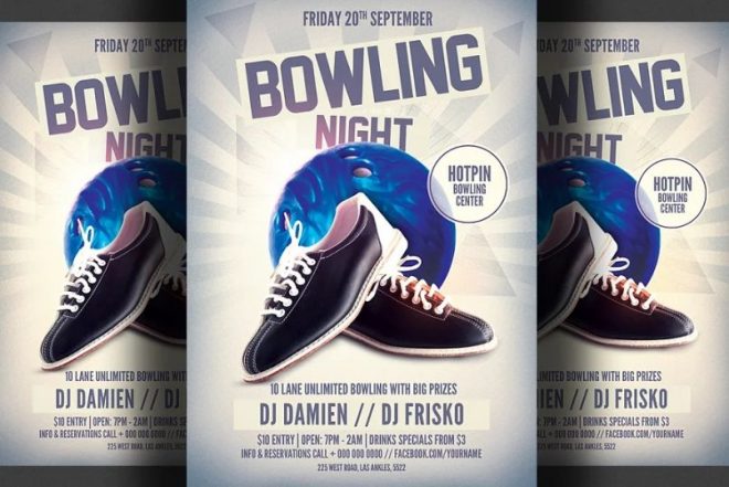 22+ Free Bowling Flyer Template PSD Download - Graphic Cloud
