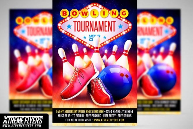 22+ Free Bowling Flyer Template PSD Download - Graphic Cloud
