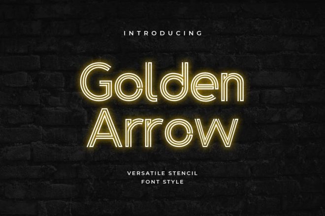 11+ Creative Arrow Fonts TTF and OTF Download - Graphic Cloud