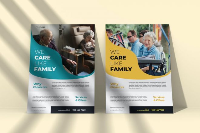 21+ FREE Senior Care Flyer Templates Download - Graphic Cloud