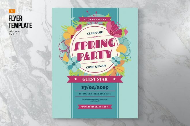 21+ Free Spring Flyer Template Design Download - Graphic Cloud