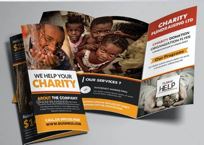 14+ Creative Charity Brochure Template Design Download - Graphic Cloud