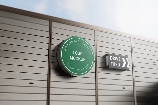 25+ FREE Entrance Logo Mockup PSD Download - Graphic Cloud