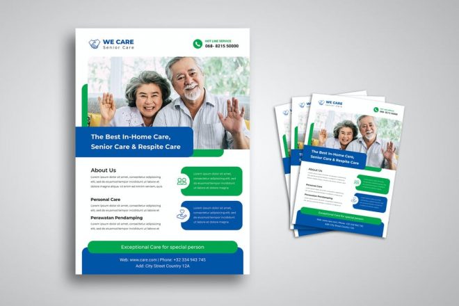 21+ FREE Senior Care Flyer Templates Download - Graphic Cloud