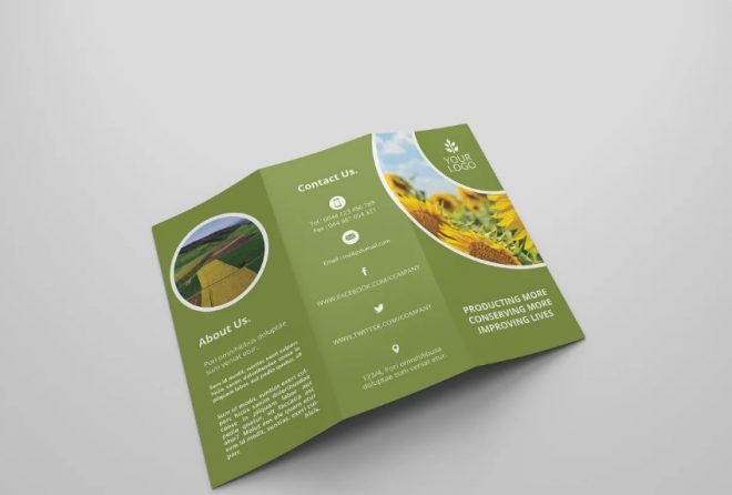 15+ Free Agriculture Brochure Template Design Download - Graphic Cloud