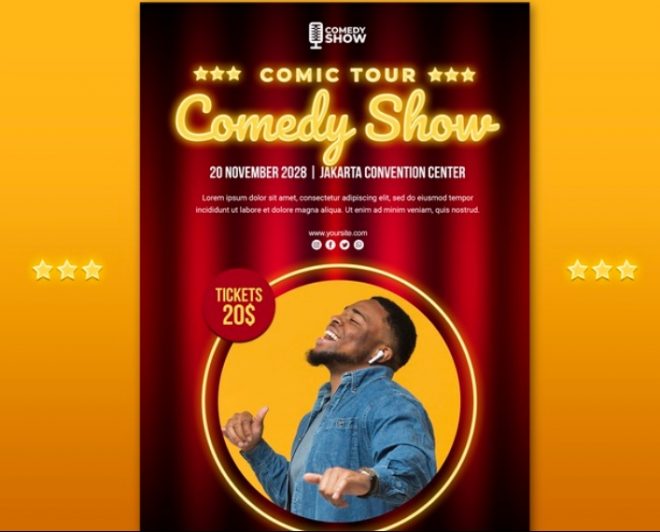 21+ Free Comedy Show Flyer Template Download - Graphic Cloud