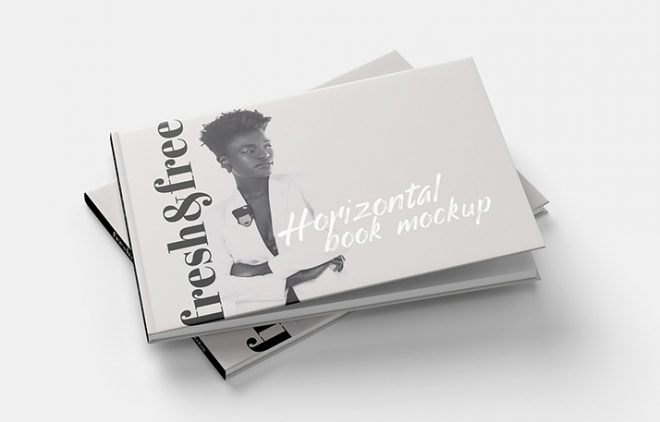 15 Free Landscape Book Mockup PSD Download - Graphic Cloud