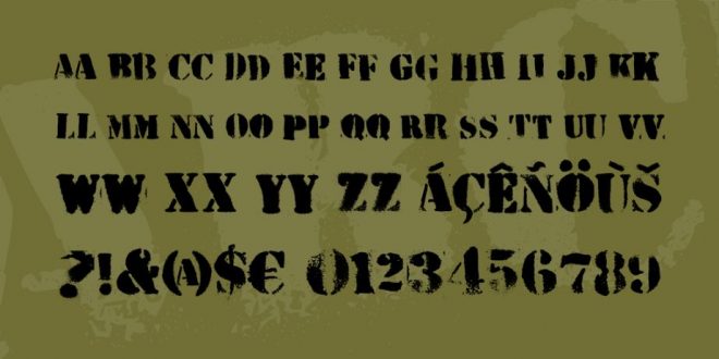 21+ FREE Army Fonts TTF and OTF Download - Graphic Cloud
