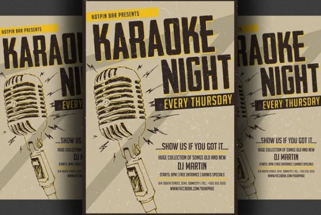 21+ Free Karaoke Flyer Template PSD Downloads - Graphic Cloud