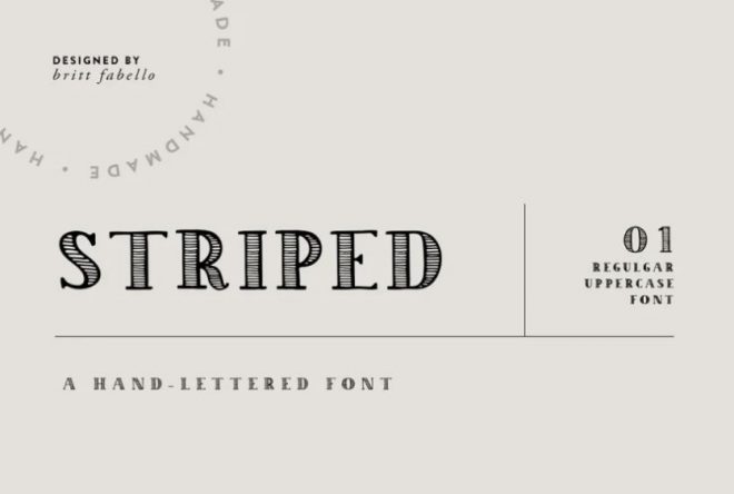 21+ FREE Striped Fonts TTF and OTF Download - Graphic Cloud