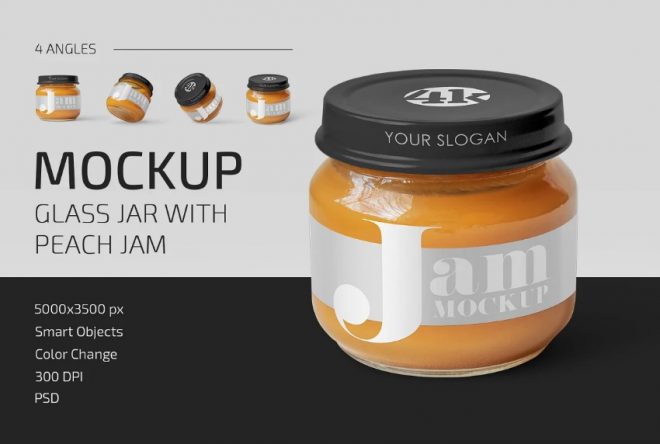 25+ Free Jam Jar Mockup PSD Branding Download - Graphic Cloud