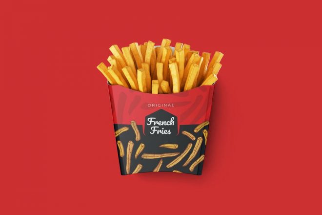 20+ Free French Fries Packaging Mockup PSD Download - Graphic Cloud