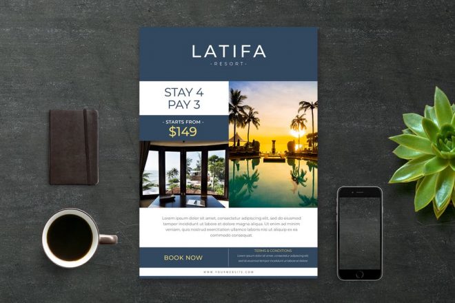 15+ Free Resort Brochure Template Download
