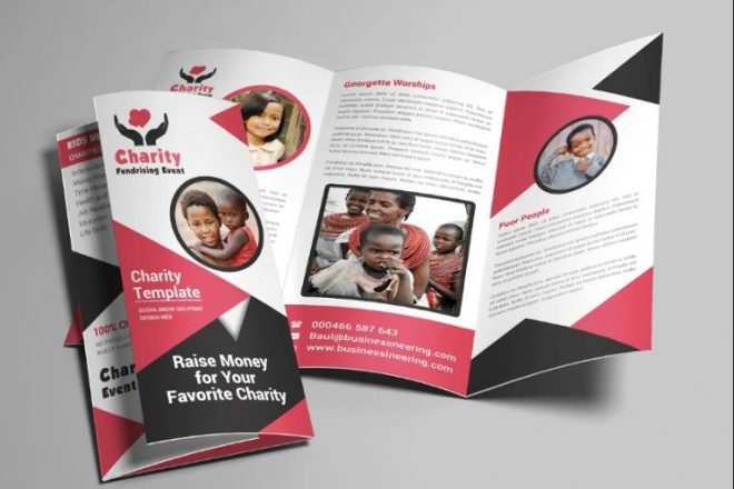 14+ Creative Charity Brochure Template Design Download - Graphic Cloud