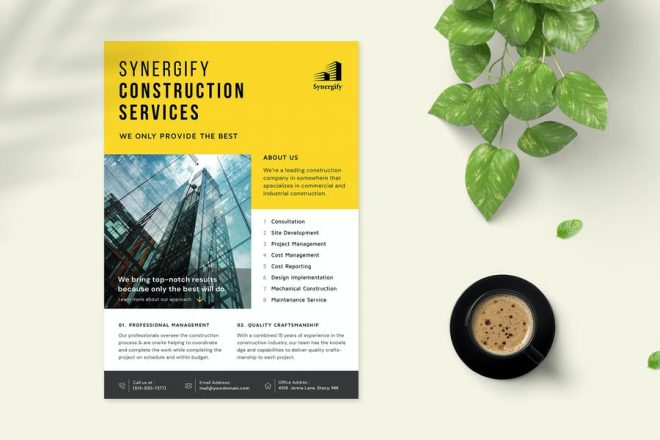 21+ FREE Construction Flyer Template Download - Graphic Cloud