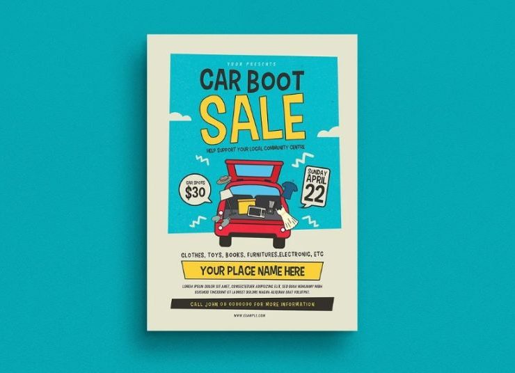 11+ Free Flea Market Flyer Template Download - Graphic Cloud