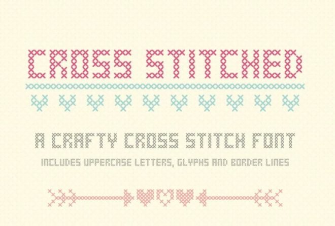 21+ Free Stitch Fonts TTF and OTF Download - Graphic Cloud