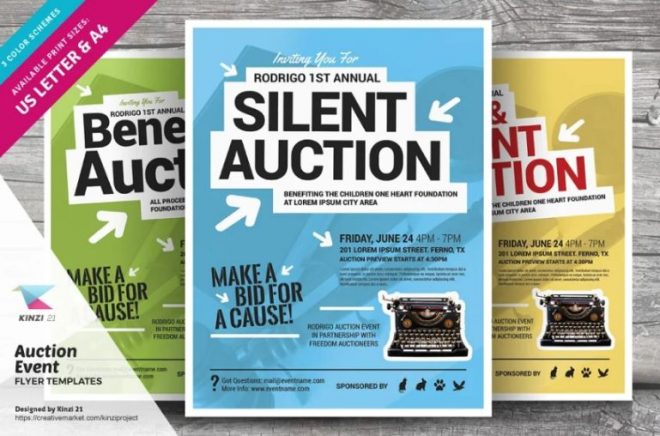 11+ Creative Auction Flyer Template PSD Downloads - Graphic Cloud