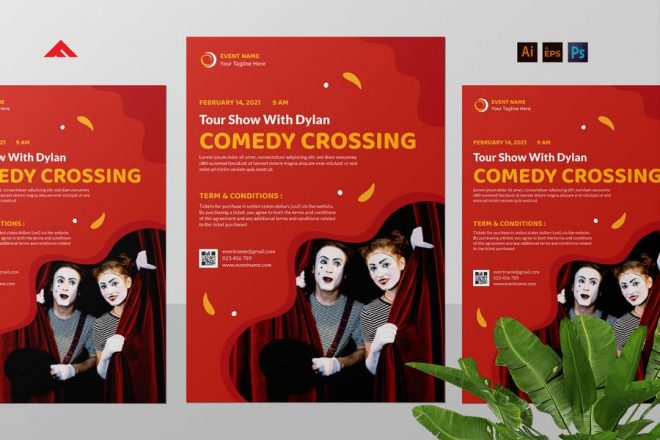 21+ Free Comedy Show Flyer Template Download - Graphic Cloud