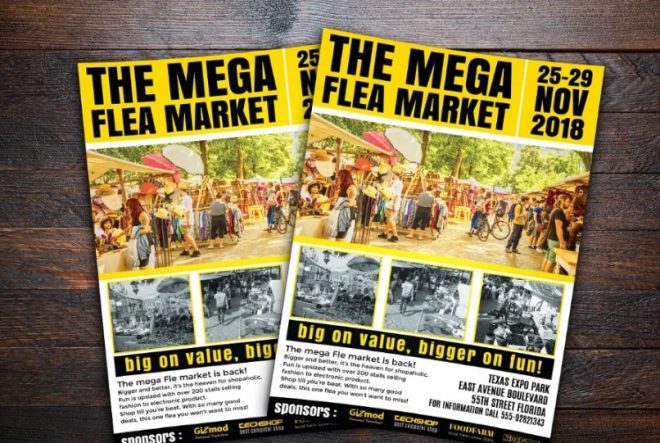 11+ Free Flea Market Flyer Template Download - Graphic Cloud