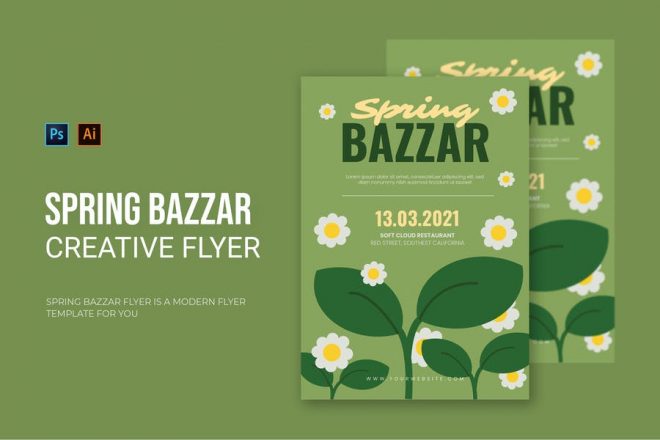 21+ Free Spring Flyer Template Design Download - Graphic Cloud