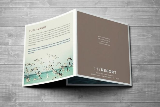15+ Free Resort Brochure Template Download