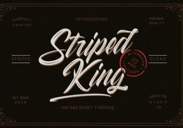 21+ FREE Striped Fonts TTF and OTF Download - Graphic Cloud